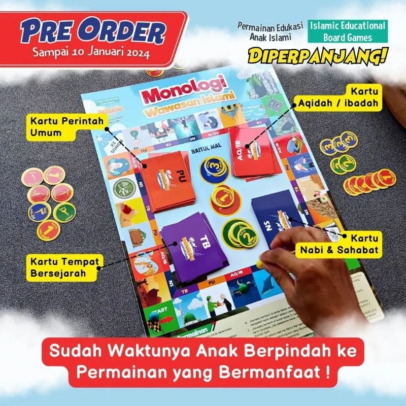 Jual MAINAN ANAK MONOLOGI Wawasan Islami Pengetahuan Islam (Aqidah ...