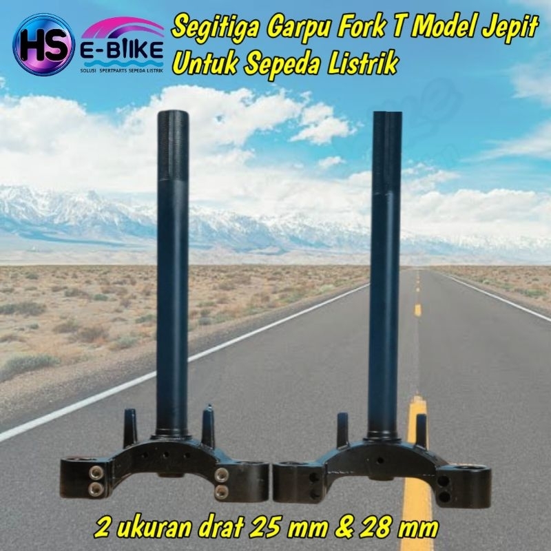 Jual Segitiga Garpu Fork T Model Jepit Universal Sepeda Listrik ...
