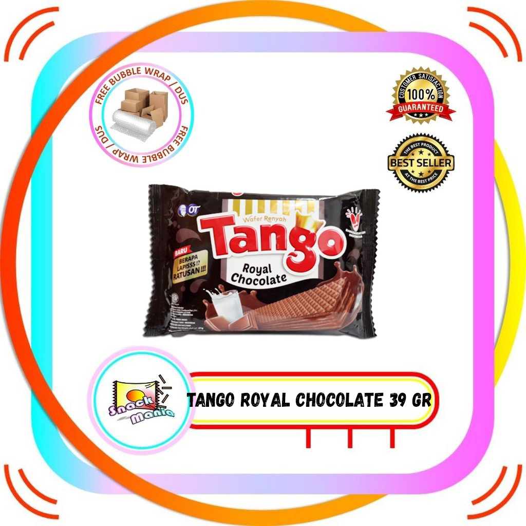 Jual Tango Wafer Royal Chocolate 35 gr Wafer Renyah Coklat | Shopee ...