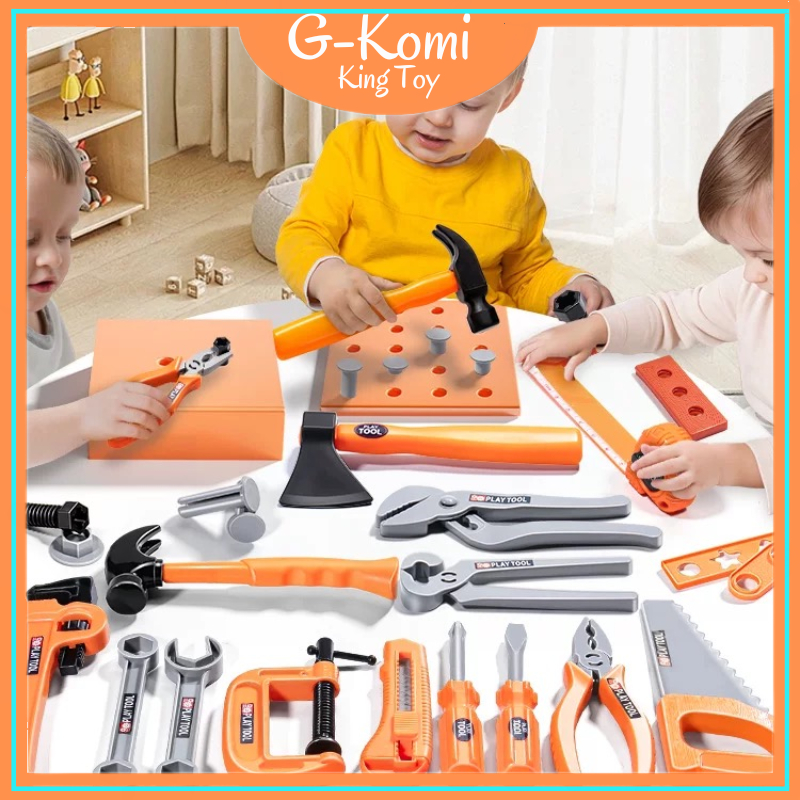 Jual Mainan Perkakas Anak Laki Laki Mainan Tukang Tukangan Tool Toys ...