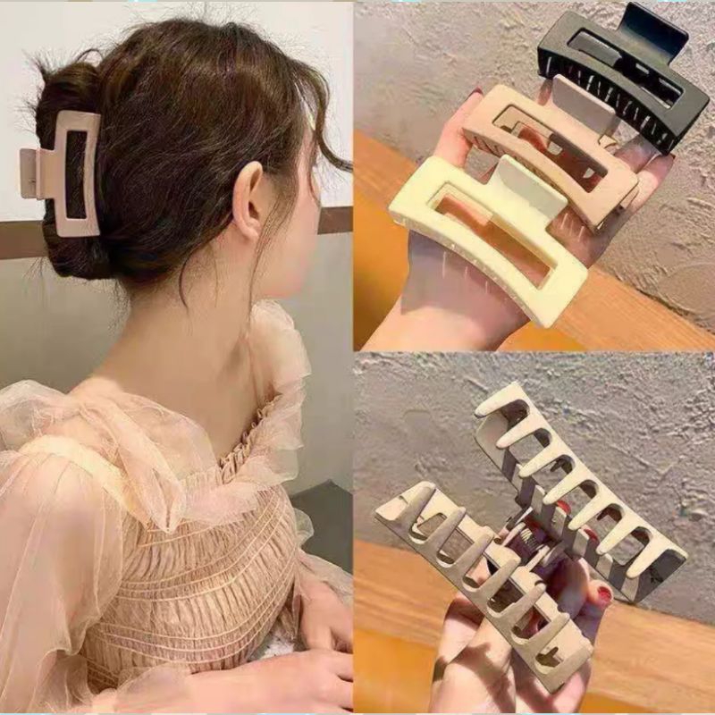 Jual JEPIT RAMBUT JEDAI MODEL KOREA WARNA DOFF MODEL PERSEGI | Shopee ...