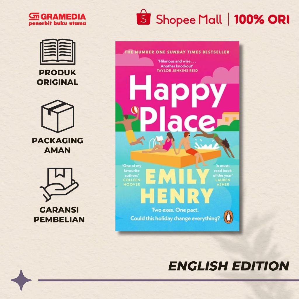 Jual Happy Place (Emily Henry) - Imported Books | Shopee Indonesia
