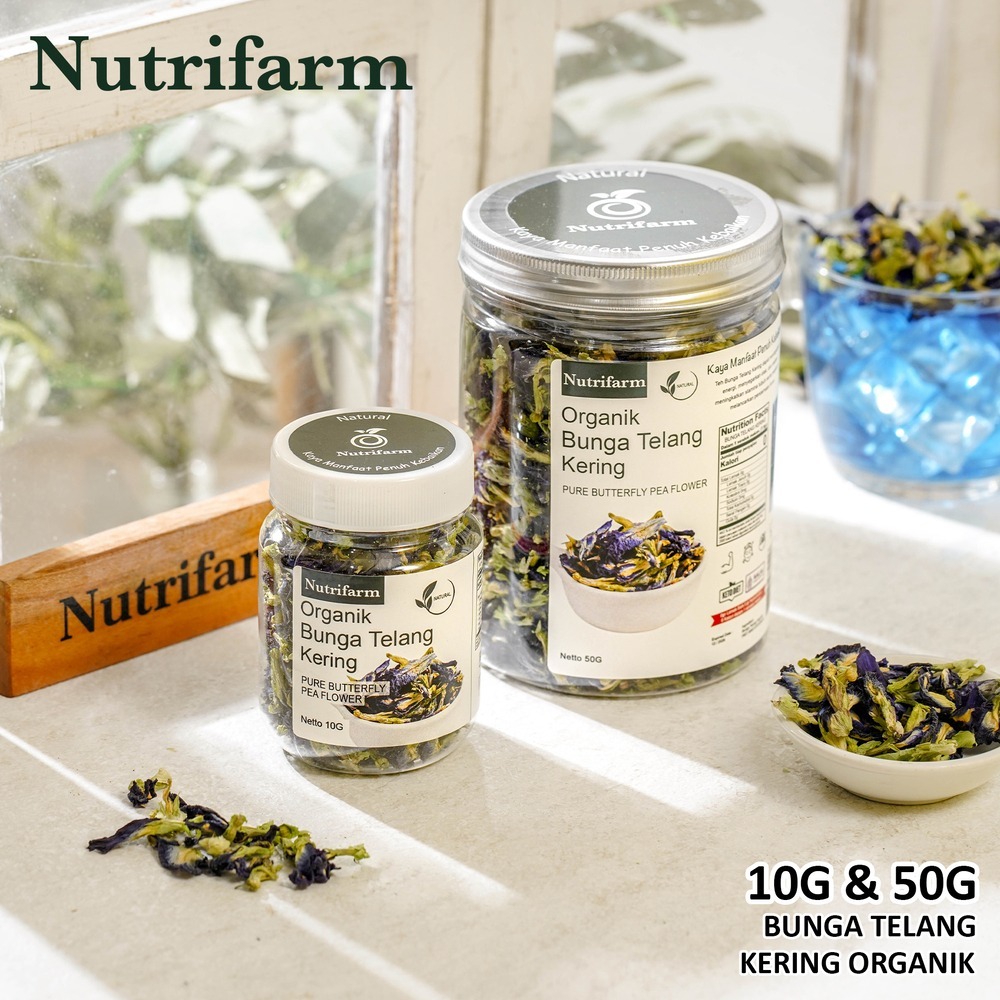 Jual Teh Bunga Telang Kering 50g 10g 25g | Shopee Indonesia