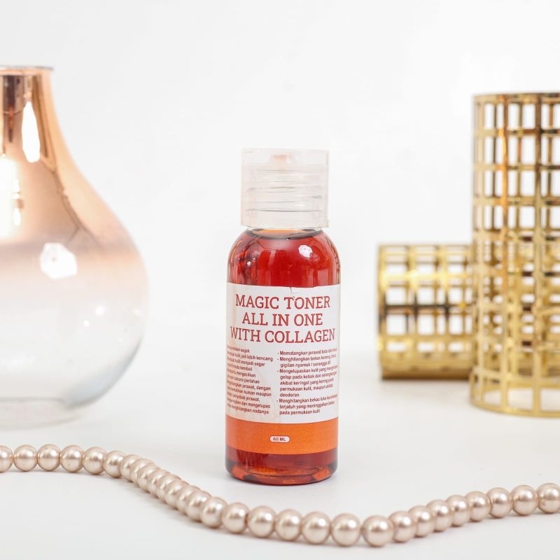 Jual MAGIC TONER ALL IN ONE WITH COLLAGEN | Shopee Indonesia