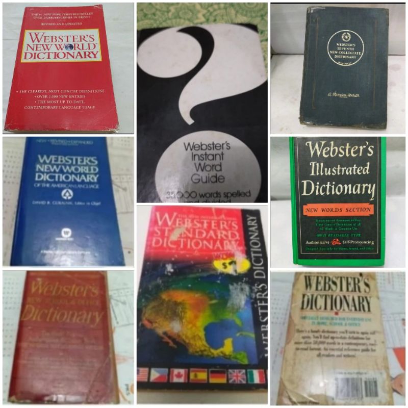 Jual Ori WEBSTERS NEW WORLD DICTIONARY ENGLISH Webster's seventh new ...