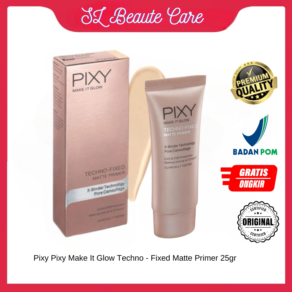 Jual Pixy Pixy Make It Glow Techno - Fixed Matte Primer | Cushion Matte | Foundation & Concealer ...