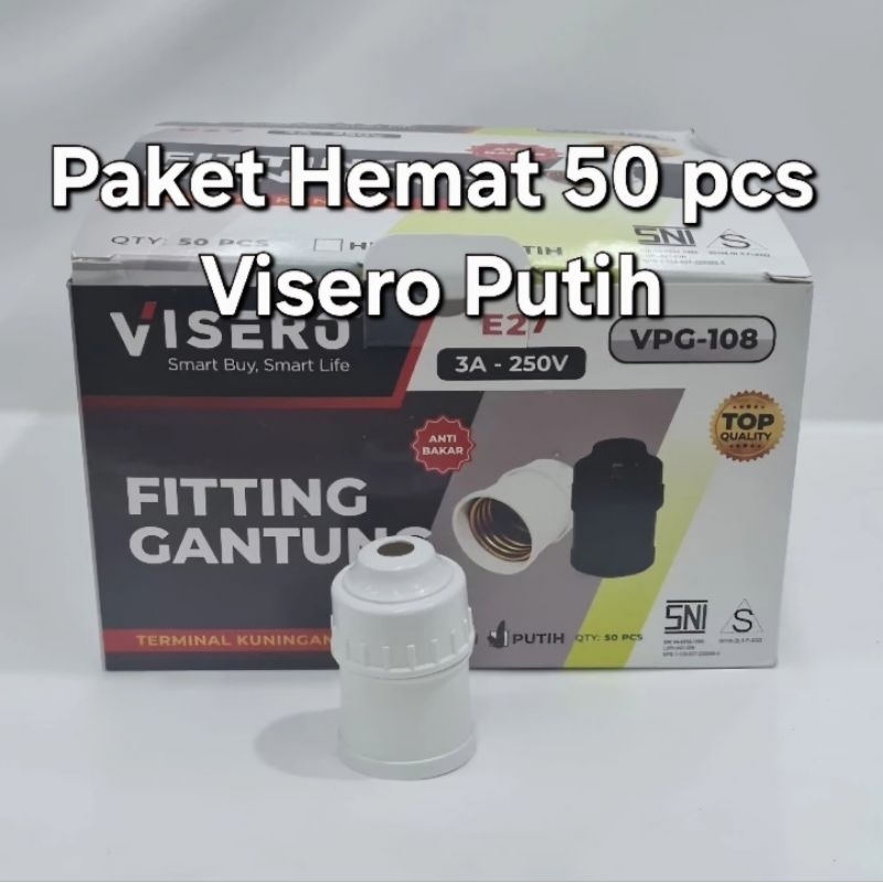 Jual Paket Hemat 40 pcs (1 Box) Fitting Gantung Itami E27 / Paket Hemat ...