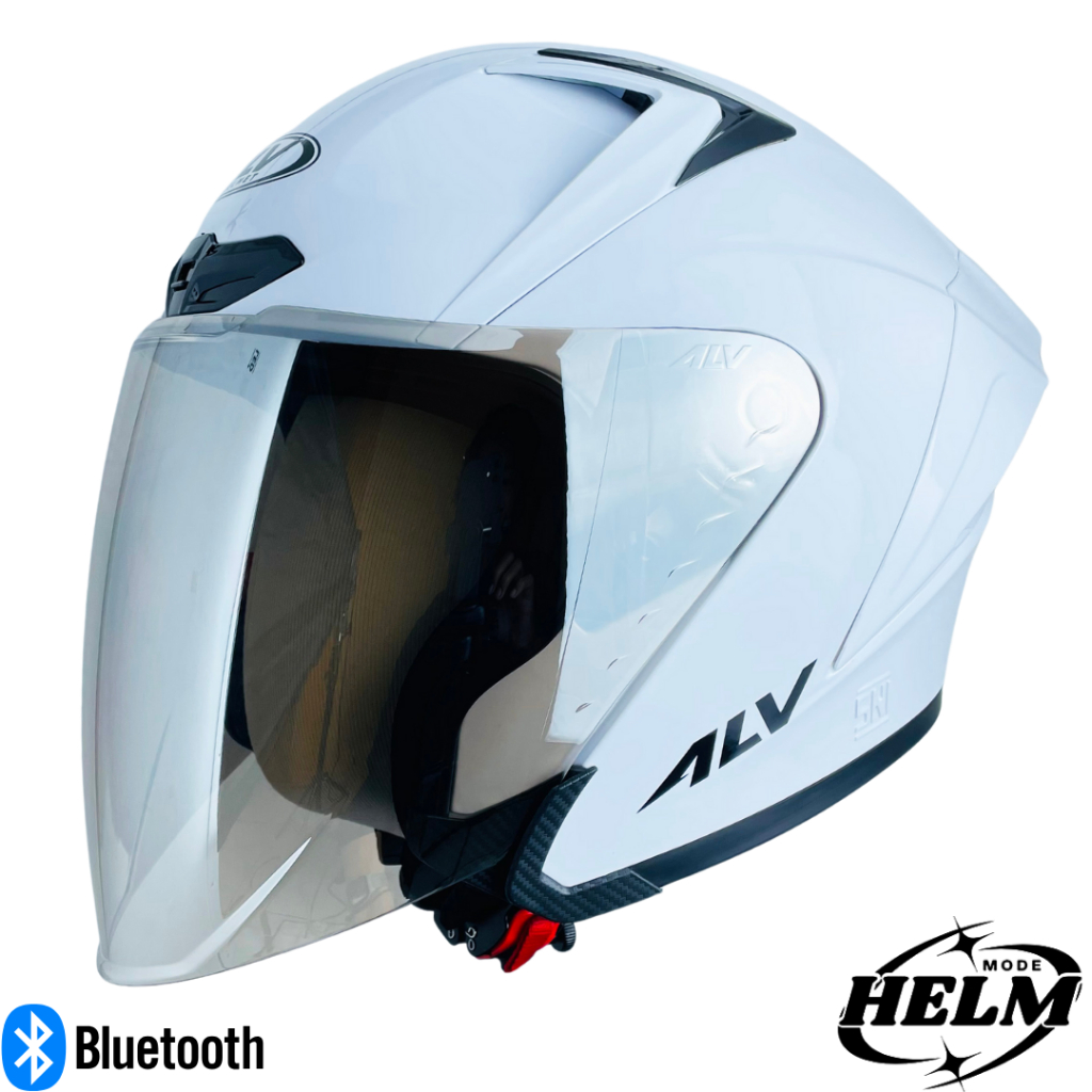 Jual ALV ULTRON V2 + BLUETOOTH NEW!!! | HELM HALF FACE SINGLE VISOR ...