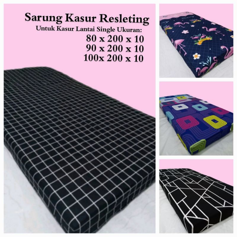 Jual SARUNG KASUR RESLETING UKURAN SINGLE 200 x 80 / x 90 / x 100 Baca ...