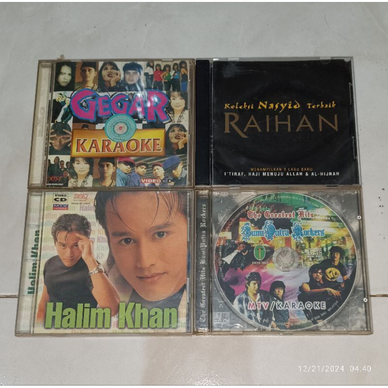 Jual cd dan vcd Malaysia original GEGAR 2 KARAOKE / RAIHAN-Koleksi ...