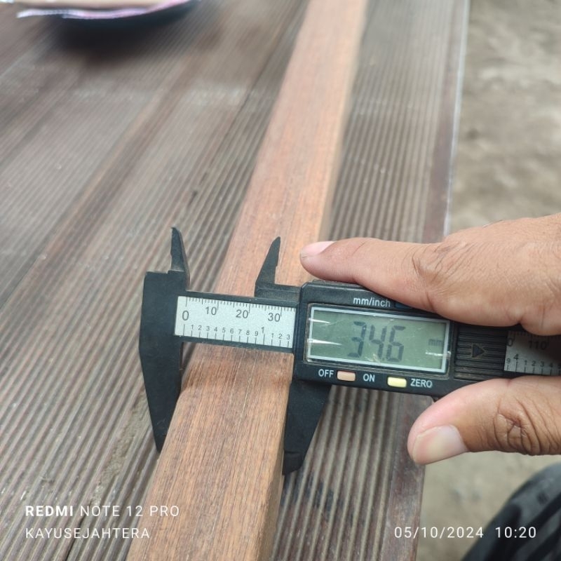 Jual RENG KAYU KOTAK / BANTALAN RANGKA DECKING KAYU / KAYU BENGKIRAI ...