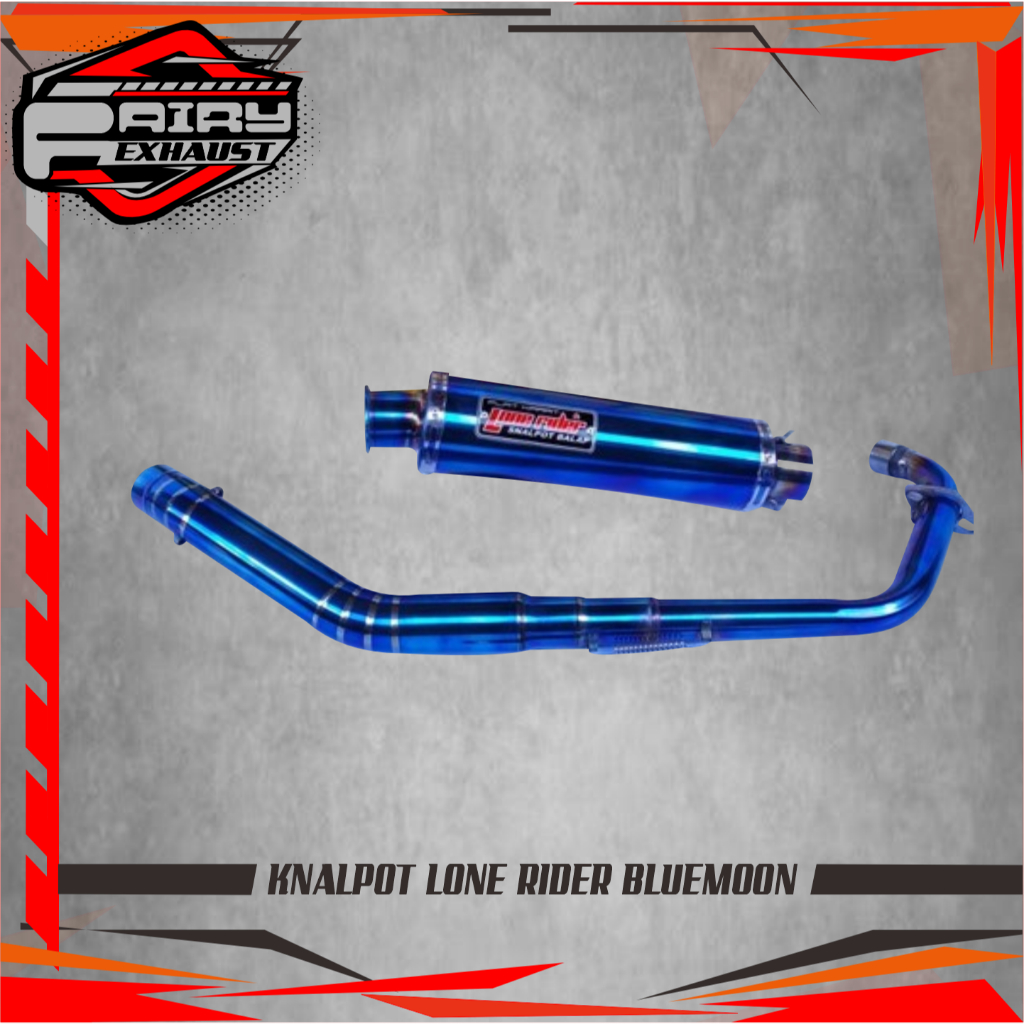 Jual KNALPOT LONE RIDER BLUEMOON SONIC - VIXION - CB150R - MX KING ...