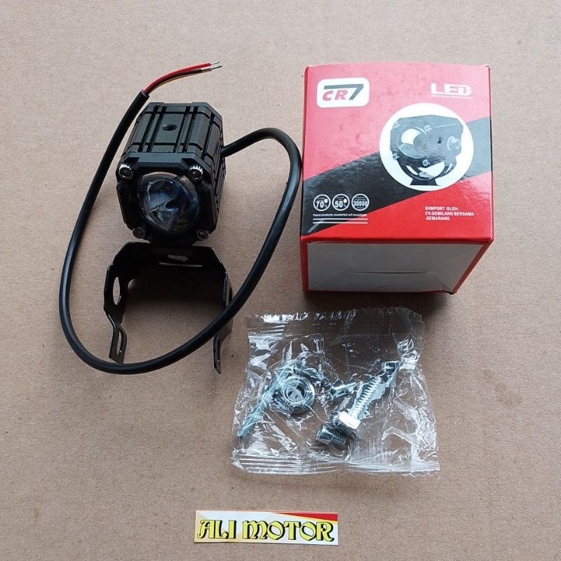 Jual Lampu laser LED mini d2 2 warna putih dan kuning ori CR7 | Shopee ...