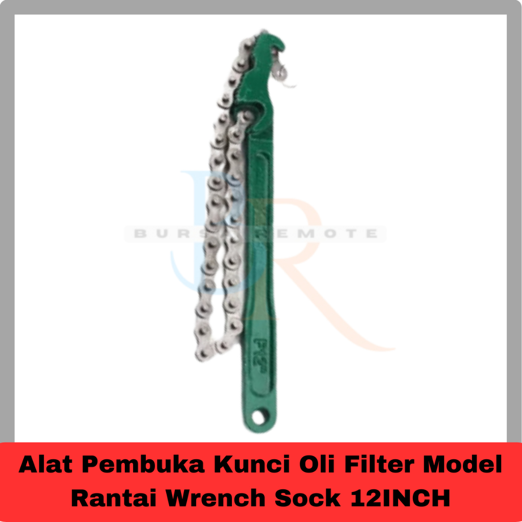 Jual Alat Pembuka Kunci Oli Filter Model Rantai Wrench Sock 12INCH ...