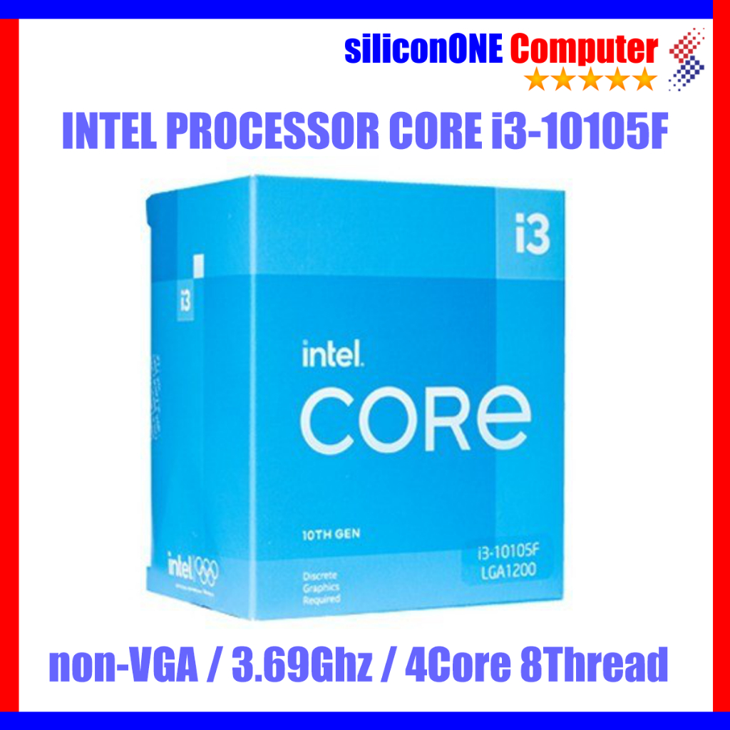 Jual Intel Processor Core i3-10105F BOX | Shopee Indonesia