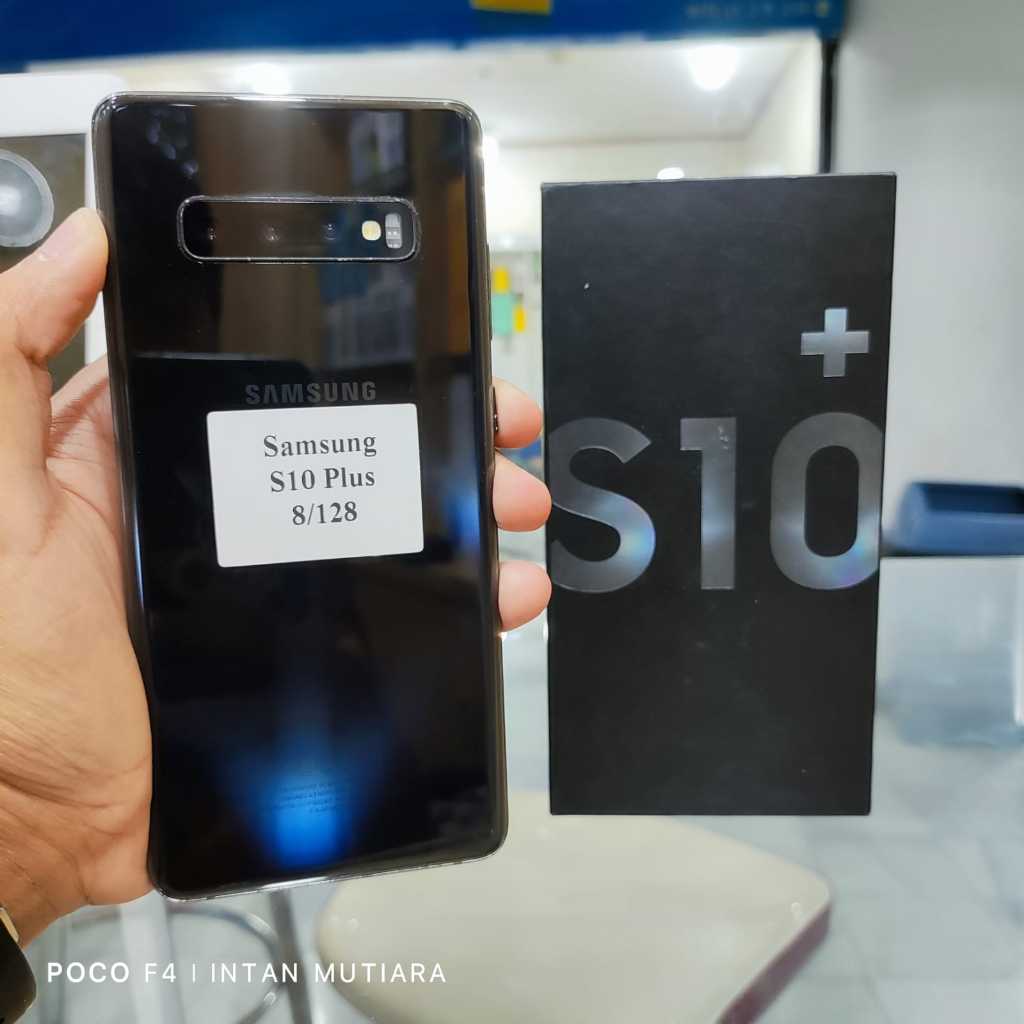 Jual Samsung S10 Plus Ram 8GB Rom 128GB Bekas Original | Shopee Indonesia