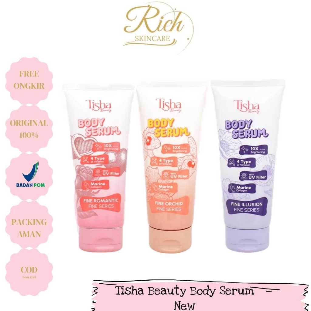 Jual Tisha Body Serum New Fine Series | Shopee Indonesia