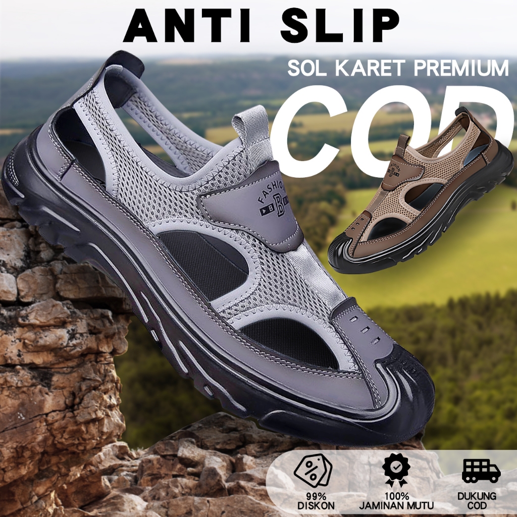 Jual Sepatu Pria Slip on Premium Sneakers Sporty Sepatu Cowok Ringan ...