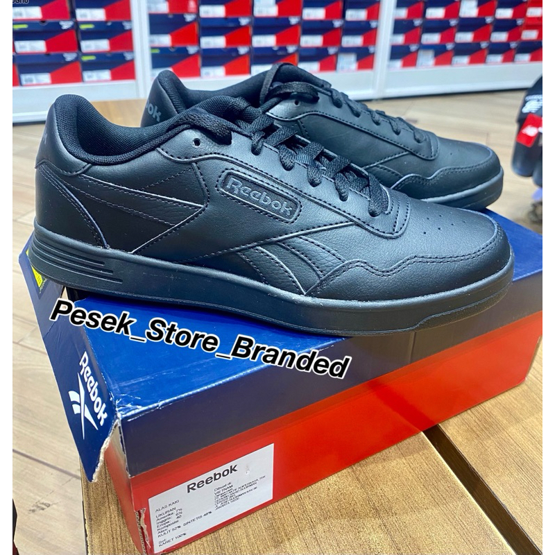 Jual Sepatu Reebok Court Advance Unisex full hitam size 37’5 saja ...