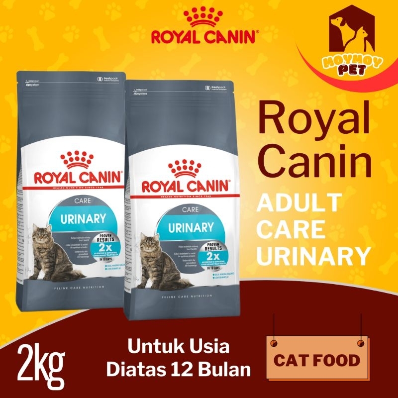 Jual Royal Canin Cat Adult Urinary Care 2kg RC Makanan Kucing Dewasa ...