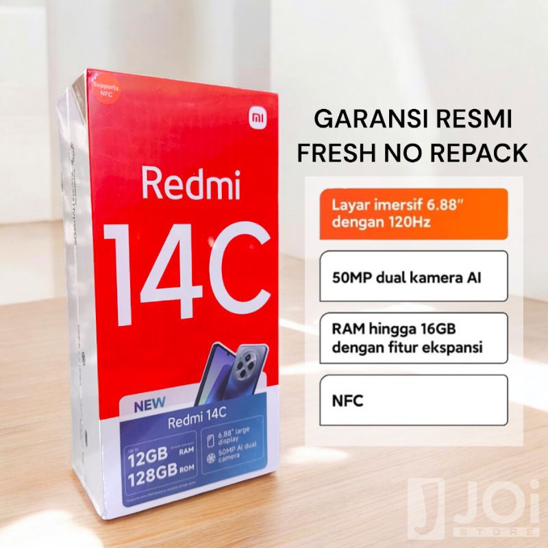 Jual Xiaomi Redmi 14C 6GB/128GB 8GB/256GB Garansi Resmi | Shopee Indonesia