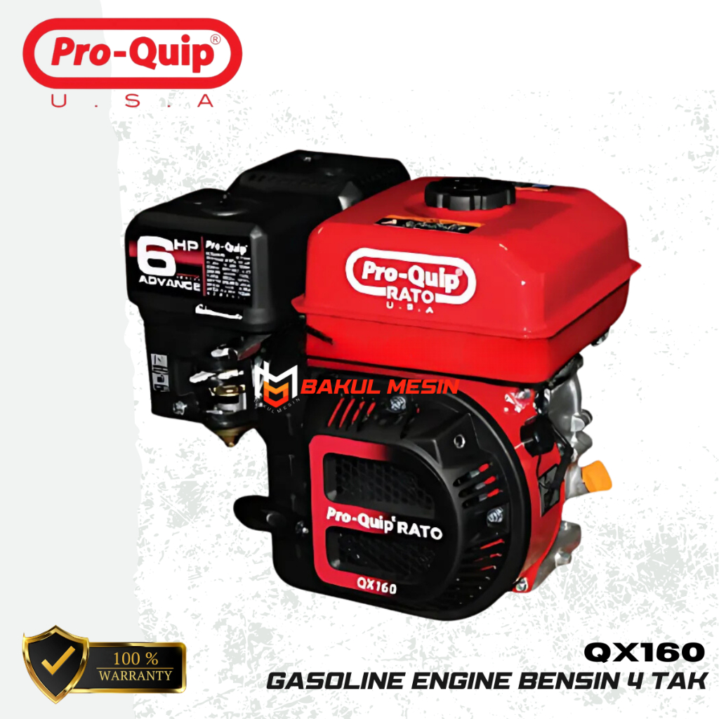 Jual Proquip QX 160 Mesin Penggerak Gasoline Engine Bensin 4 Tak 6HP ...