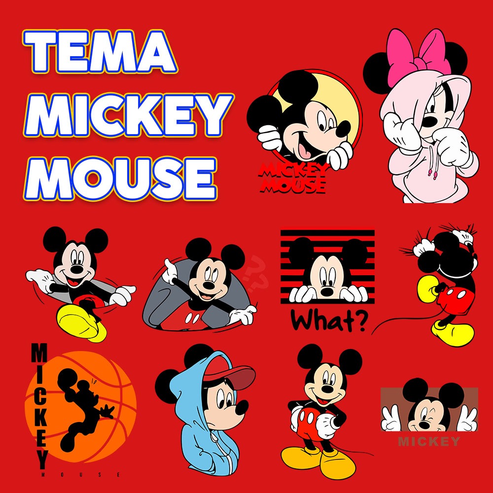 Jual SABLON SETRIKA SATUAN TEMA MICKEY MOUSE VOL.1 / SABLON DTF ...