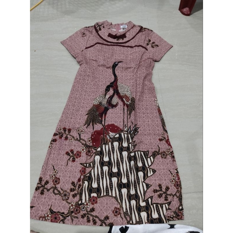 Jual pl dress batik ld 98cm pb100cm masih bagus dan mantul | Shopee ...