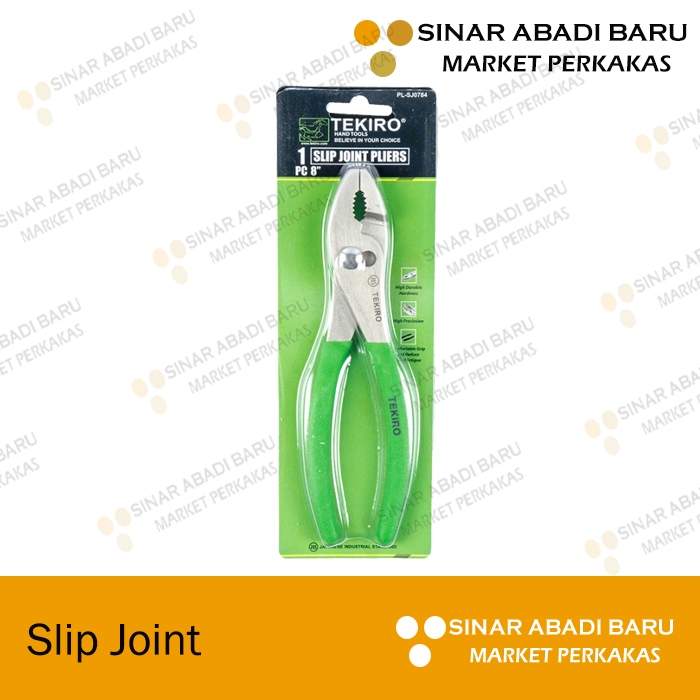 Jual Tang Slip Joint Tekiro 8 Inch Tang Ikan 8" Tang Kombinasi | Shopee ...