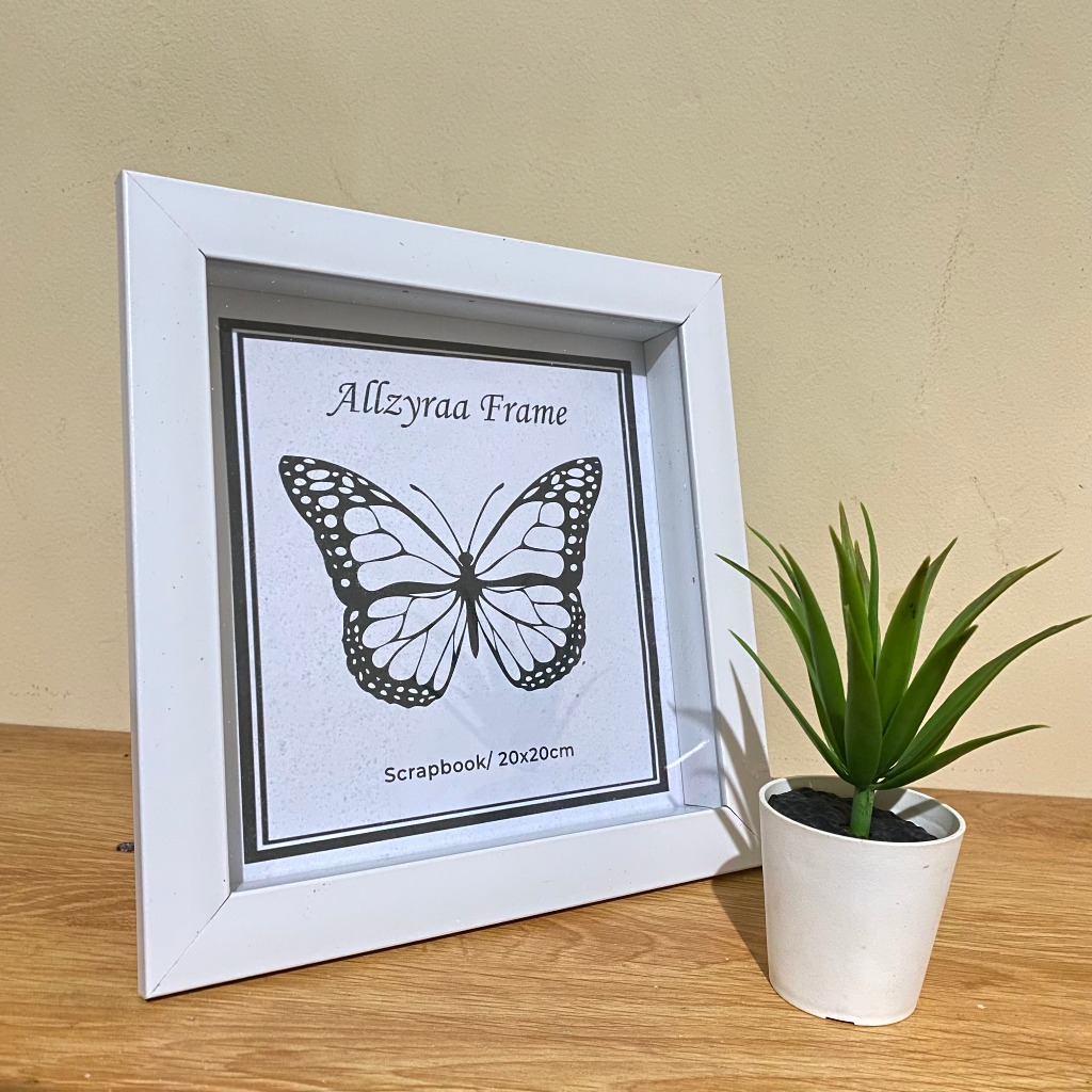 Jual Bingkai BOX 3D Mahar/Scrapbook 20x20cm PERSEGI/ KOTAK Harga Grosir ...