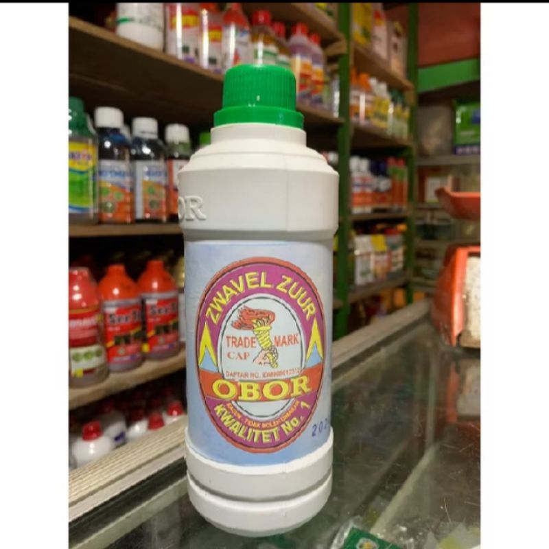 Jual Zwapel zuur cap obor/1000 gram/asam cuka campuran air aki dan ...