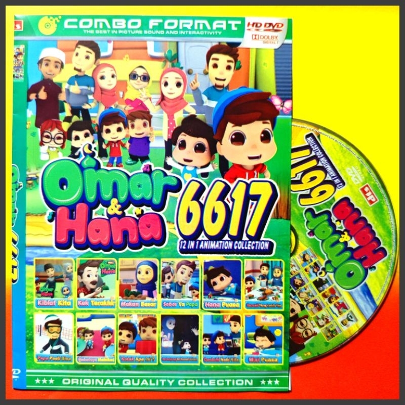 Jual Kaset Film Kartun Anak Koleksi Omar & Hana Vol. 6617 Episode Kiblat Kita Pilihan Campuran ...
