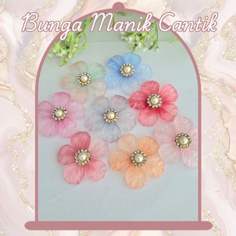 Jual MANIK BUNGA - MANIK MANIK MAHAR BUNGA CANDULA AESTHETIC CANTIK ...