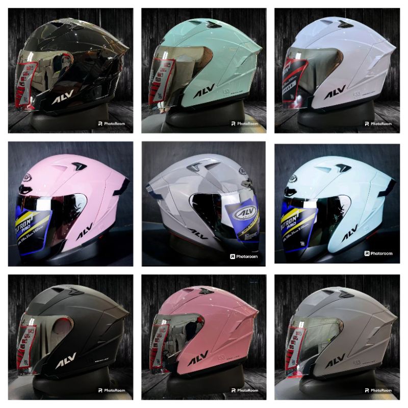 Jual helm alv ultron paket ganteng / helm alv ultron V2 / helm alv ...