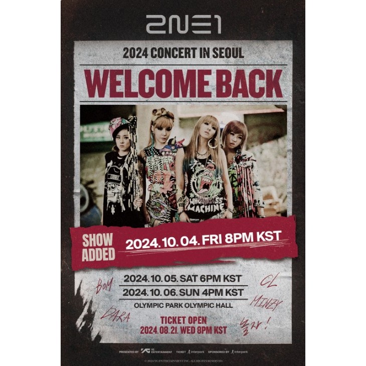 Jual konser 2ne1 welcome back in Japan 2024 (File nya saja bisa ...