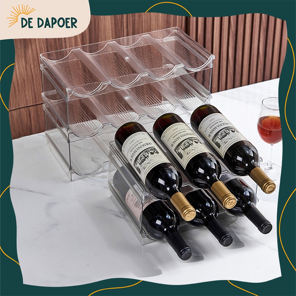 Jual Rak Botol Wine Beer Acrylic Tempat Penyimpanan Botol Minuman ...