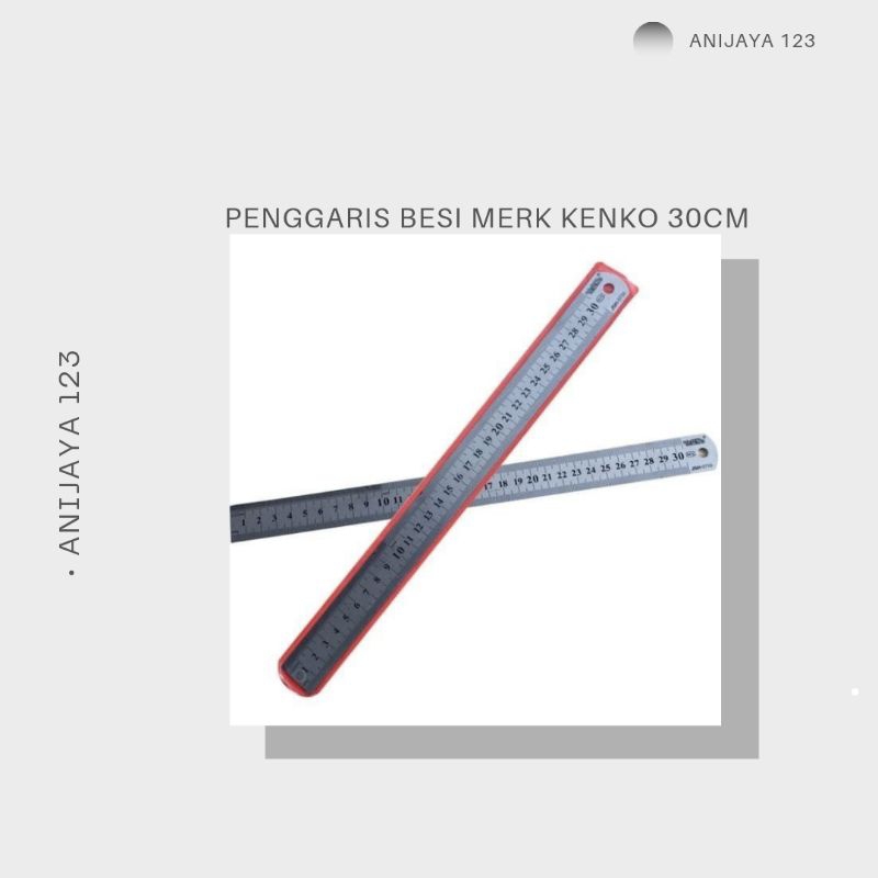 Jual Penggaris Besi Merk Kenko (30 cm) | Shopee Indonesia