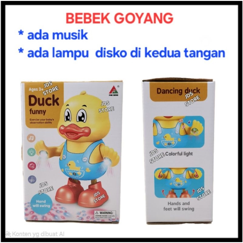 Jual MAINAN BEBEK JOGET SPACE DUCK DANCE/MAINAN BEBEK JOGET DUCK FUNNY ...