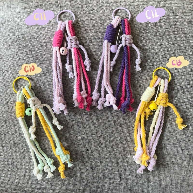 Jual Macrame Bag Charm / Gantungan Tas Custome / Handmade | Shopee ...