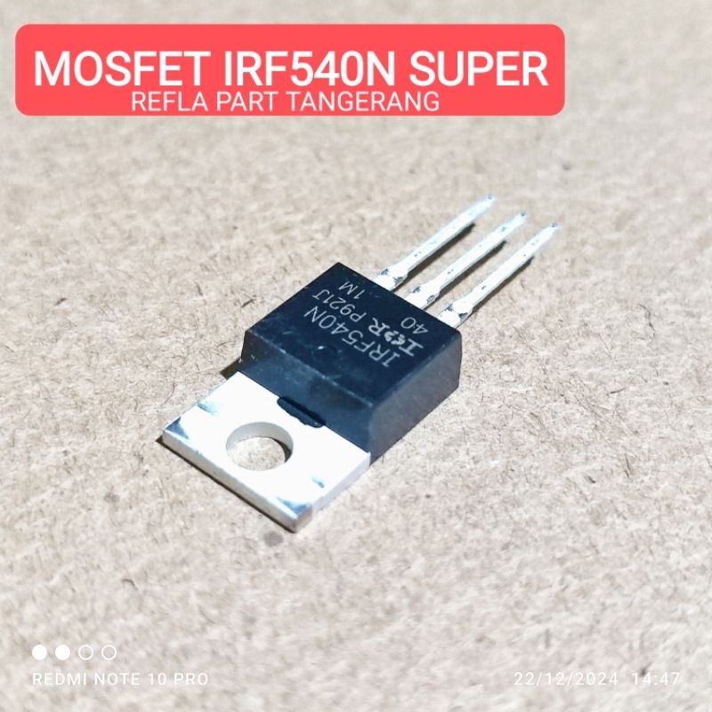 Jual MOSFET IRF540 IRF540N IRF 540 N SUPER | Shopee Indonesia