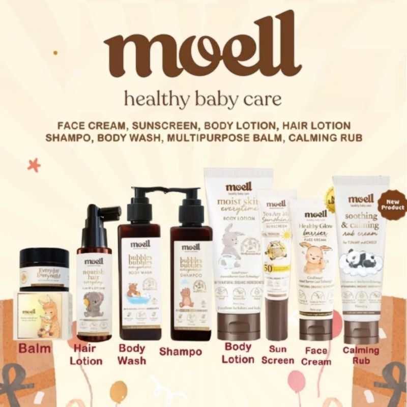 Jual Moell Hair Lotion | Moell Shampoo | Moell Body Wash | Moell Body ...