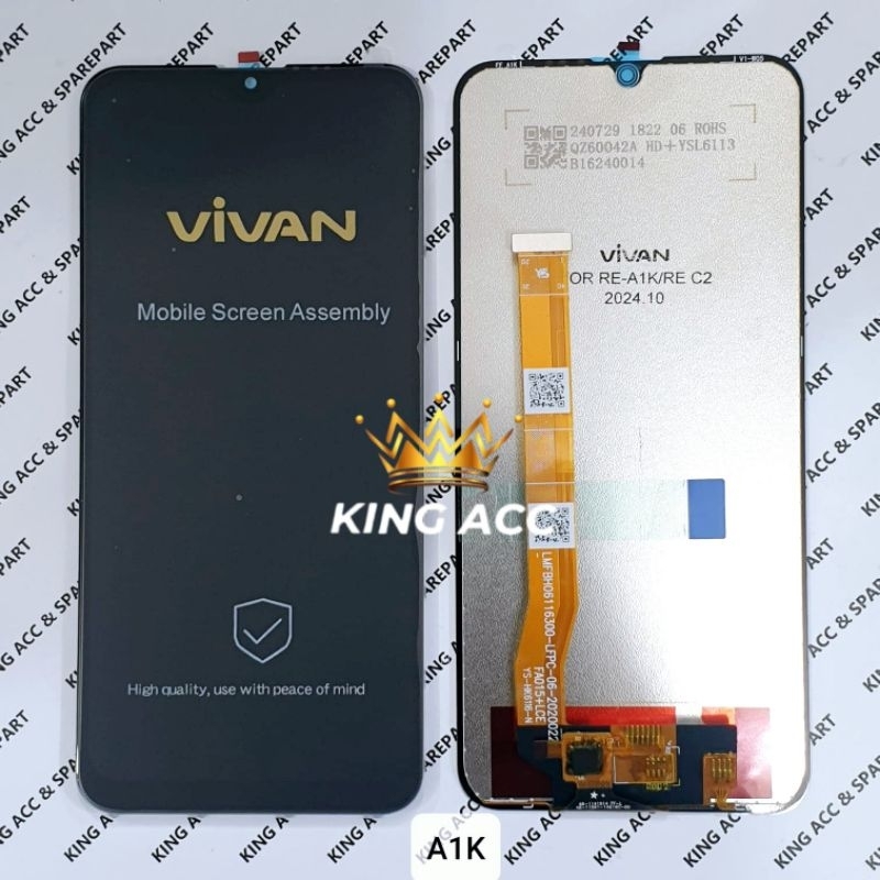 Jual NEW VIVAN LCD TOUCHSCREEN REALME C2 / A1K BLACK VIVAN | Shopee ...