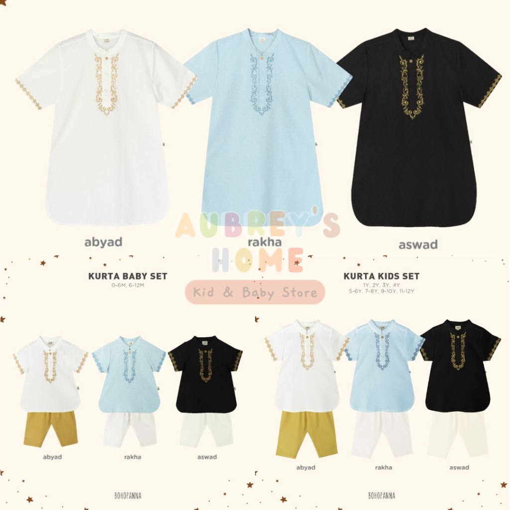 Jual Bohopanna Baju Koko Set Anak Bayi - Rama Baby Set Kurta Raya Lebaran | Shopee Indonesia