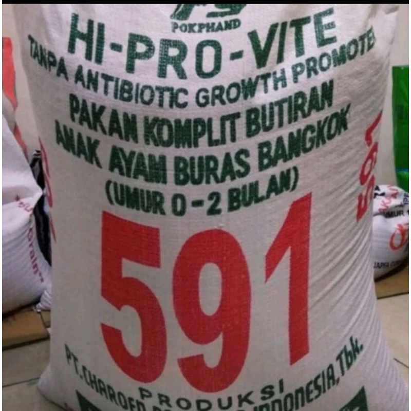 Jual Pur Ayam Hi Pro Vite 591 Pakan Ayam Anakan Bangkok 10 kg | Shopee ...