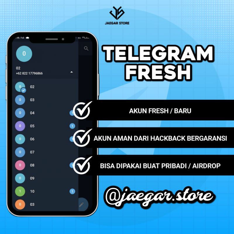 Jual Akun Telegram Fresh / Baru. | Shopee Indonesia