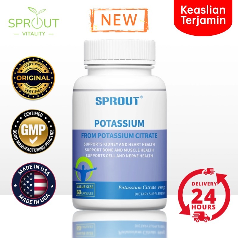 Jual SPROUT Potassium from Potassium Citrate, Kesehatan Tubuh Secara ...