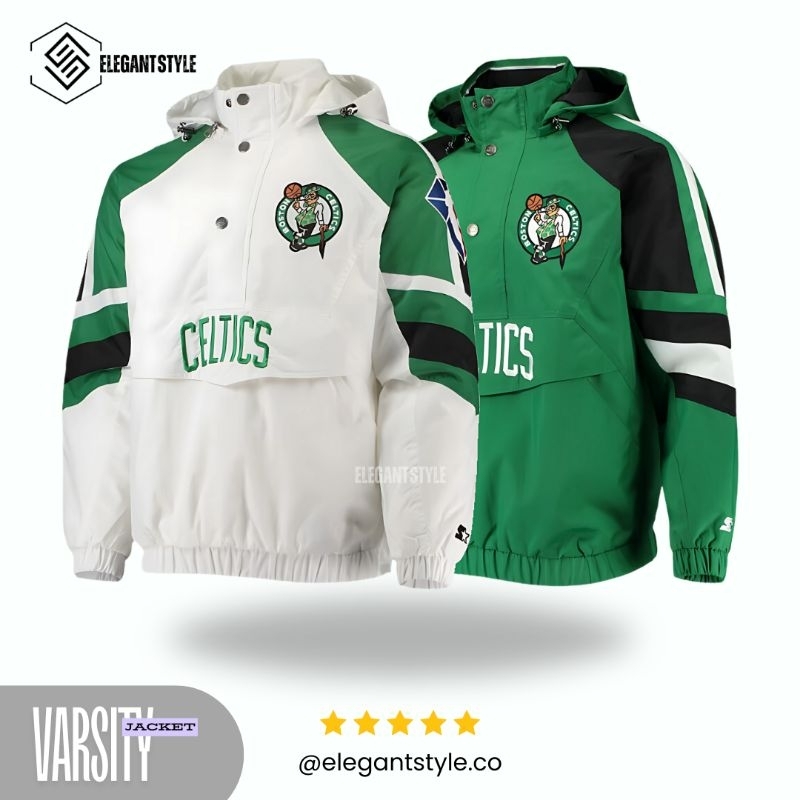 Jual [ESTYCO] Jaket Varsity Baseball CELTICS ElegantStyle Unisex Full ...