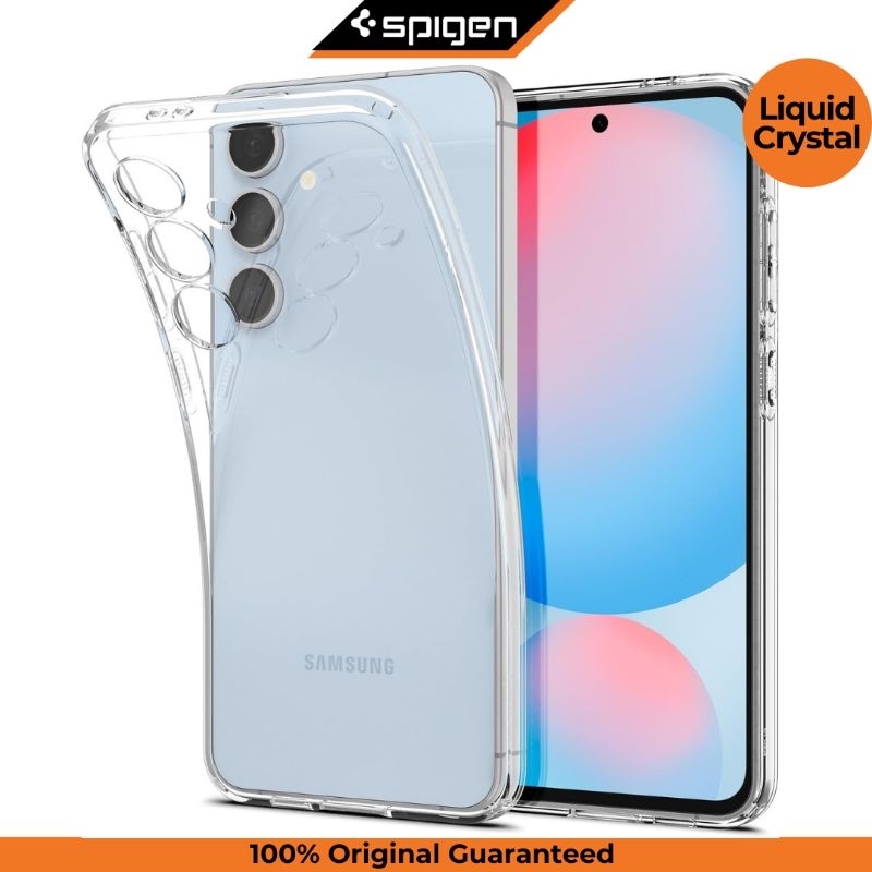 Jual Case Samsung Galaxy S24 FE 5G Spigen Liquid Crystal Clear Armor Anti Crack Softcase Casing ...