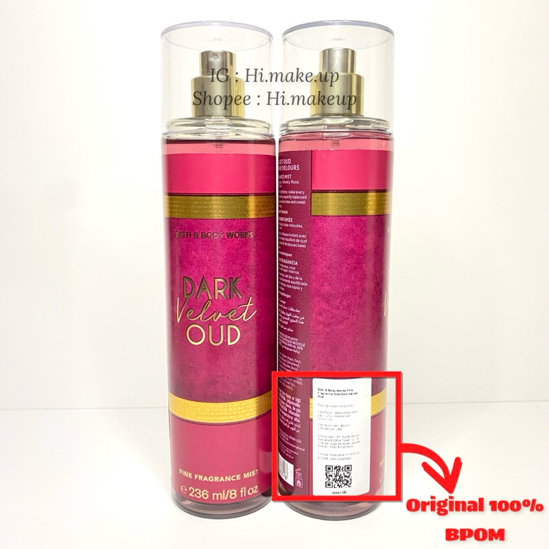 Jual Bath & Body Works Dark Velvet Oud Body Mist Fragrance Mist ...