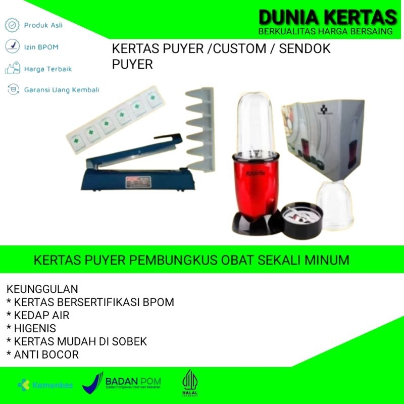 Jual paket lengkap kertas puyer | Shopee Indonesia